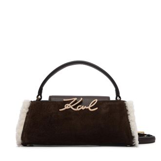 Karl Lagerfeld Handtasche KARL LAGERFELD B4W30313 Dunkelbraun