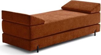 Best Mobilier Bestmobilier - Brescia - banquette 3 places convertible en tissu velours relief
