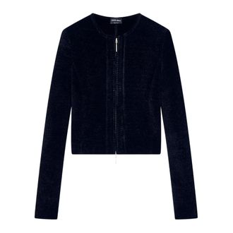Giorgio Armani Femme, Pulls, Noir, Taille: 42 FR Veste Blazer