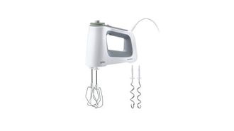 Braun Handmixer MultiMix 5 HM51.00WH, 9 Geschwindigkeitsstufen und Turbofunktion, SmartMix Technologie, R&uuml;hrbesen und Knethaken aus Edelstahl Inklusive, 750