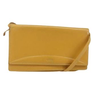 Loewe Pre-owned Leder-Umh&auml;ngetasche - - Pre-owned - Damen - Gelb - ONE SIZE