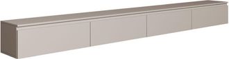 Selsey Selsey Bemmi - H&auml;ngendes TV-Board mit vier Klappen 300 cm, Kaschmirgrau