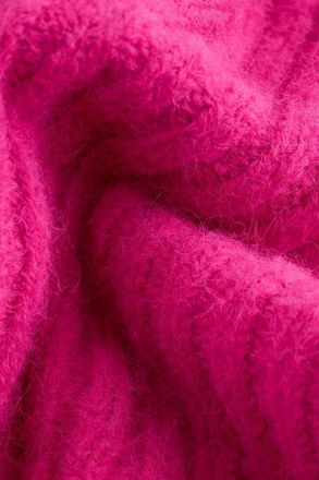 Next Rundhalspullover Gerippter Rundhals-Pullover aus Wollgemisch (1-tlg)