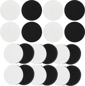 PartyKindom Angoily 50 Stück Schwarze Filz möbelgleiter mit Anti rutsch Funktion Selbstklebende Stuhlbeinschoner für Hartböden Schützen Laminat Parkett und Fliese