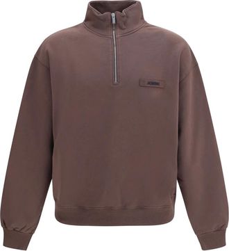 Jacquemus Le Camionneur SweaT-shirt en Coton - Homme - Sweatshirts et sweats &agrave; capuche - Brun - Taille: L