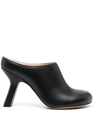 Loewe mules Mora 90 mm en cuir - Noir