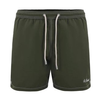 MC2 Saint Barth Homme, Maillots de bain, Vert, Taille: L Boxer de Bain Vert Style M&eacute;diterran&eacute;en
