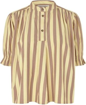 Stine Goya Femme, Blouses et Chemises, Multicolore, Taille: 40 FR Smocked Gathered Top