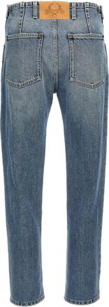 Moschino Five-Pocket Cotton Denim Jeans - Blue