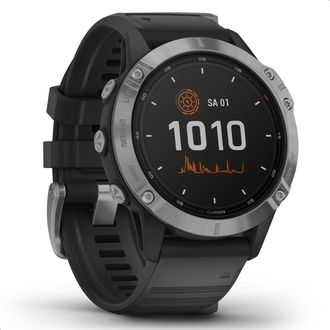 Garmin fenix 6 Solar - GPS-Multisport-Smartwatch mit Solar-Ladefunktion f&uuml;r bis zu 16 Tage Akku. 1,3 Display und viele vorinstallierte Sport-Apps. Mit Garmin