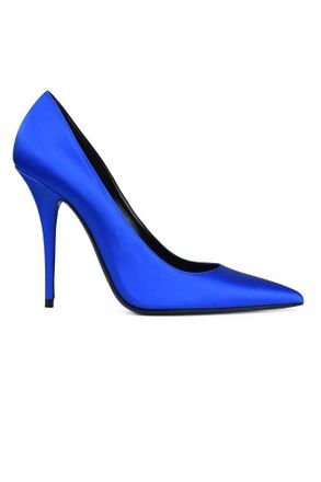 Saint Laurent Hohe Schuhe - Marilyn Pumps - Gr. 36,5 (EU) - in Blau - f&uuml;r Damen