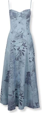 SIMKHAI Femme, Robes, Bleu, Taille: 40 FR Maxi Dress