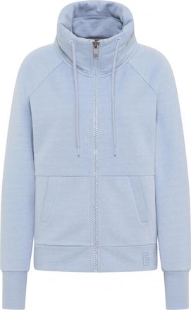 Elbsand Airin Damen Sweatjacke, Dickes Sweatshirt mit Kapuze und Zip Verschluss, locker geschnitten