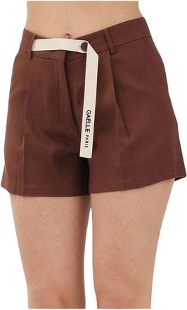 Ga&euml;lle Paris Femme, Shorts, Brun, Taille: 38 FR Short Shorts