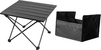 Supvox Multifunktionaler Faltbarer Campingtisch aus Leichtem Aluminiumlegierung Stabil und Wasserfest f&uuml;r Grillen und Outdoor aktivit&auml;ten Kompakt Zusammenkla