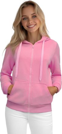 OZONEE Damen Kapuzenpullover Sweatjacke Sweatshirt Farbvarianten Kapuzenjacke Kapuzenpulli Langarm Kapuze Hoodie Sport Style Casual Fitness Basic Training 77