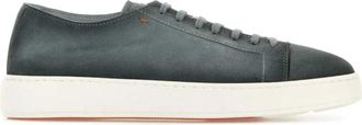 Santoni Homme, Chaussures, Gris, Taille: 44 EU Damps Baskets