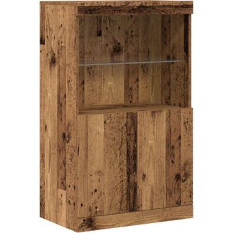 vidaXL Buffet Marron 60 x 37 x 100 cm Bois dingénierie Vidaxl