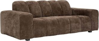 Atmosphera Feststehendes Sofa Palma 3-Sitzer 212x97cm Tonkabraun Atmosphera créateur dintérieur