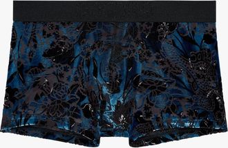 HOM Boxer &agrave; motifs en velours