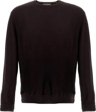 Herno Pull Col Rond - Marron Fonc&eacute;