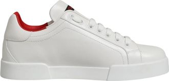Dolce & Gabbana Homme, Chaussures, Blanc, Taille: 39 EU Baskets basses