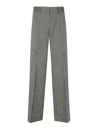 Forte_Forte Formale Hose - Schwarz