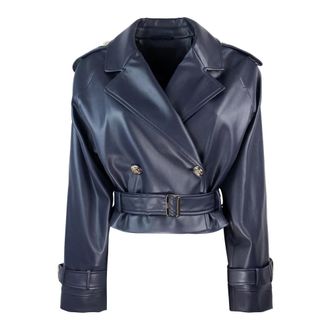 Liu Jo Doppelreihige Bikerjacke - - Jackets - Damen - Blau - XL