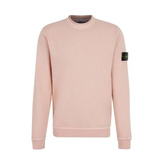 Stone Island Rundhals-Strickware - - Knitwear - Herren - Rosa - M