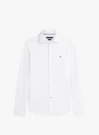 Tommy Hilfiger Chemise slim &agrave; logo en coton