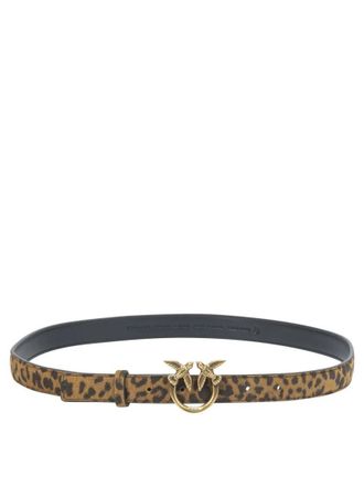 Pinko Pinko G&uuml;rtel - Brown Leather Belt - Gr. XS - in Braun - f&uuml;r Damen