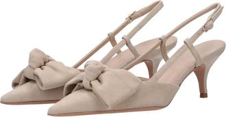 Thea Mika Hohe Schuhe - Slingpumps - Gr. 37 (EU) - in Creme - f&uuml;r Damen
