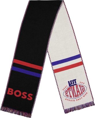 HUGO BOSS Schal, Stripes (Schwarz)