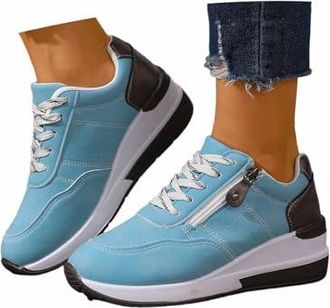 Generic Baskets pour femme - Larges pieds - Confortables - Antid&eacute;rapantes - Chaussures de sport larges - Chaussures de marche - Chaussures de costume traditio