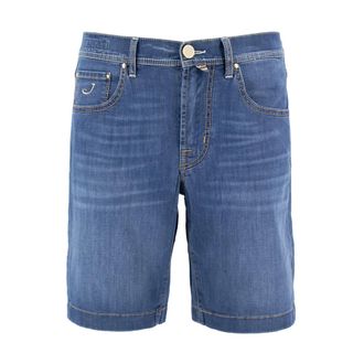 Jacob Cohen Homme, Shorts, Bleu, Taille: W32 Nicolas Slim 5 Pocket Bermuda Shorts