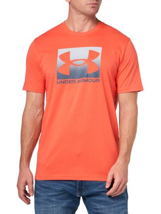 Under Armour Herren UA Boxed Sports Short Sleeve UA M Boxed Sports Updated SS, Fire/Mod Gray, XXL