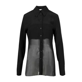 Sportmax Femme, Blouses et Chemises, Noir, Taille: 40 FR Veil Shirt