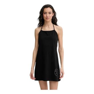 Karl Lagerfeld Ikon Strass Strandkleid - - Dresses - Damen - Schwarzk - M