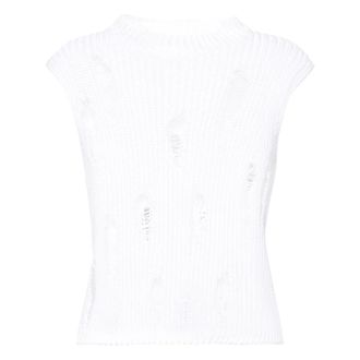 Gauch&egrave;re &Auml;rmelloses Top - - Tops - Damen - Wei&szlig; - XS