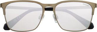 Superdry Eckige Metall-Sonnenbrille - - Accessories - unisex - Gelb - ONE SIZE
