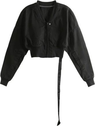 Rick Owens Femme, Vestes, Noir, Taille: 38 FR Bomber Vestes