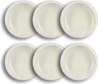 Ogo Living Lot 6 bols urus 18cm en porcelaine bleu et blanc - 2614726