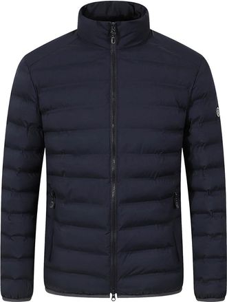 Blue Wave Herren Steppjacke Maximilian in Daunenoptik - Gesteppte Jacke mit Stehkragen in Marine Gr&ouml;&szlig;e XXL