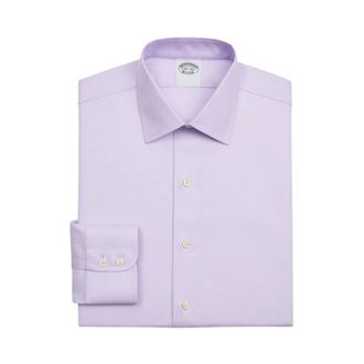 Brooks Brothers Slim Fit Non-Iron Baumwollhemd mit Ainsley-Kragen - - Shirts - Herren - Lila - XS