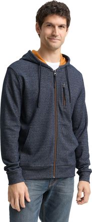 Tom Tailor Herren 1048637 Hoodie Sweatjacke, 30328-Navy Fine Yd Stripe, 3XL