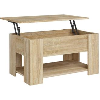 vidaXL Vidaxl - Couchtisch Sonoma-Eiche 79x49x41 cm Holzwerkstoff