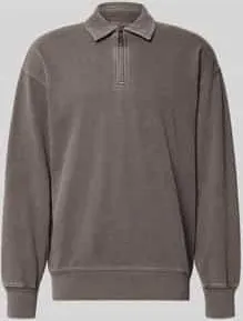 Carhartt Work in Progress Sweatshirt mit Polokragen