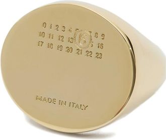 Maison Margiela Femme, Accessoires, Jaune, Taille: M Bague Chevali&egrave;re Num&eacute;rique