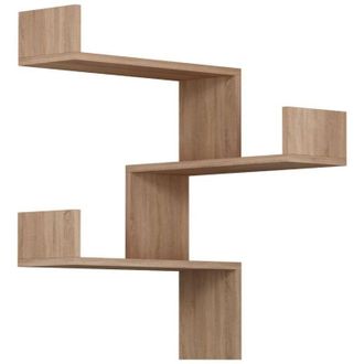Calicosy Calicosy - Etag&egrave;re murale dangle 3 &eacute;tag&egrave;res H90 cm - Luska