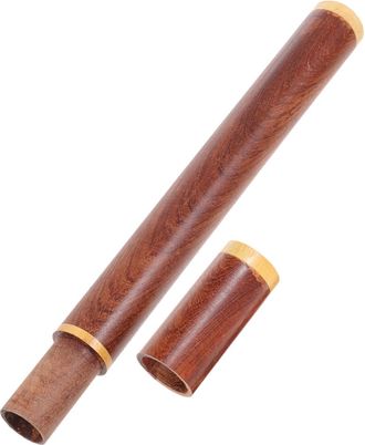BESPORTBLE Holz r&auml;ucherst&auml;bchenhalter Blumensandelholz mit Ringen Speicherrohr Glatte Oberfl&auml;che Einfach zu &Ouml;ffnen Vielseitiger R&auml;ucherst&auml;bchen aufbewahrungsbeh&auml;